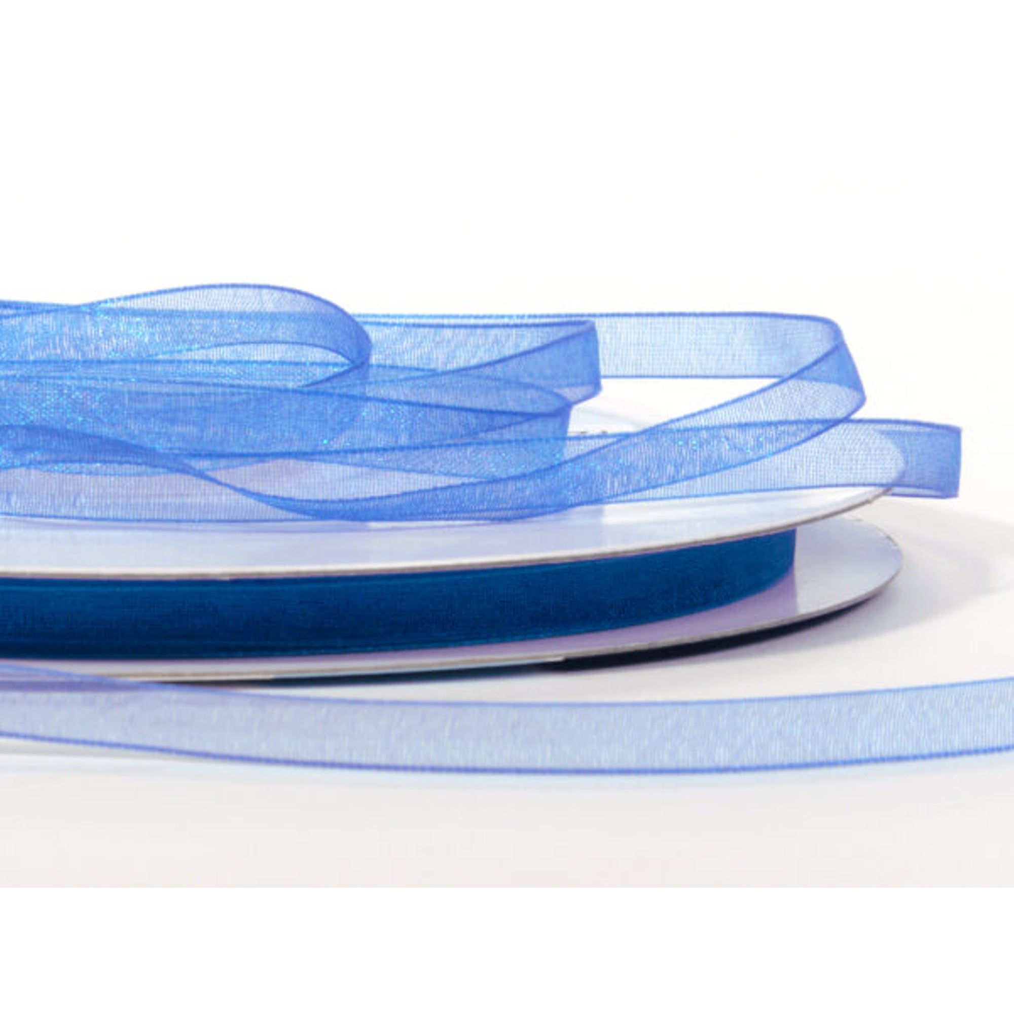 1/4" Wide Royal Blue Organza Ribbon - 25 Yards - Walmart.com