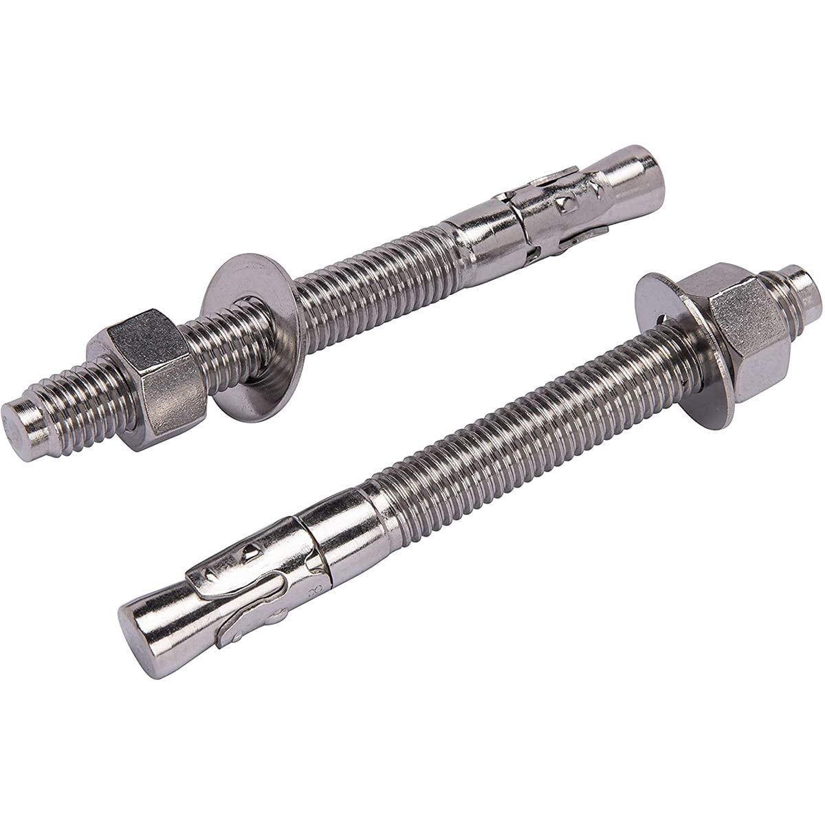 1/4" X 2-1/4" Concrete Anchor, 304 Stainless Wedge Anchor with ...