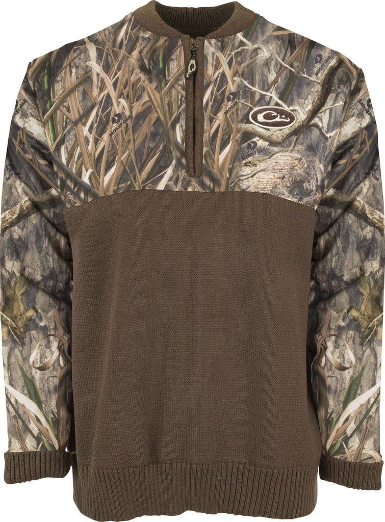 1/4 Zip Wool Sweater - Walmart.com
