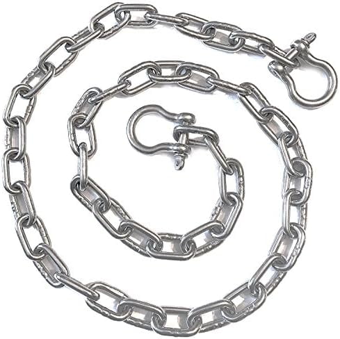 1/4" by 4 FootStainless Steel 316 Anchor Chain 1/4" or 6mm by 4' Long ...
