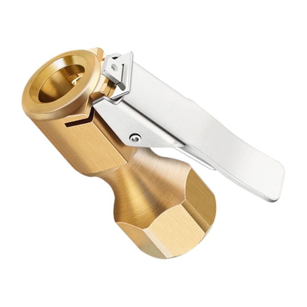 1/4" heavy duty air chuck, closed open flow lock tire chuck with clamp - Walmart.com