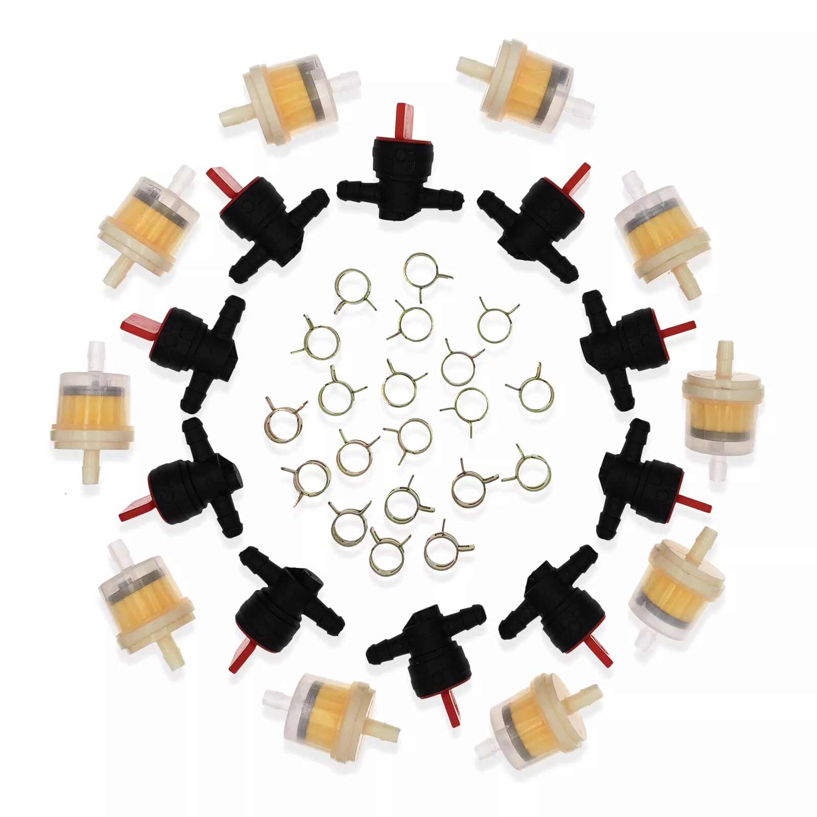 1/4" in Line Fuel Gas Filter Cut Off Valve for Toro Wheel Horse 54-3150 ...