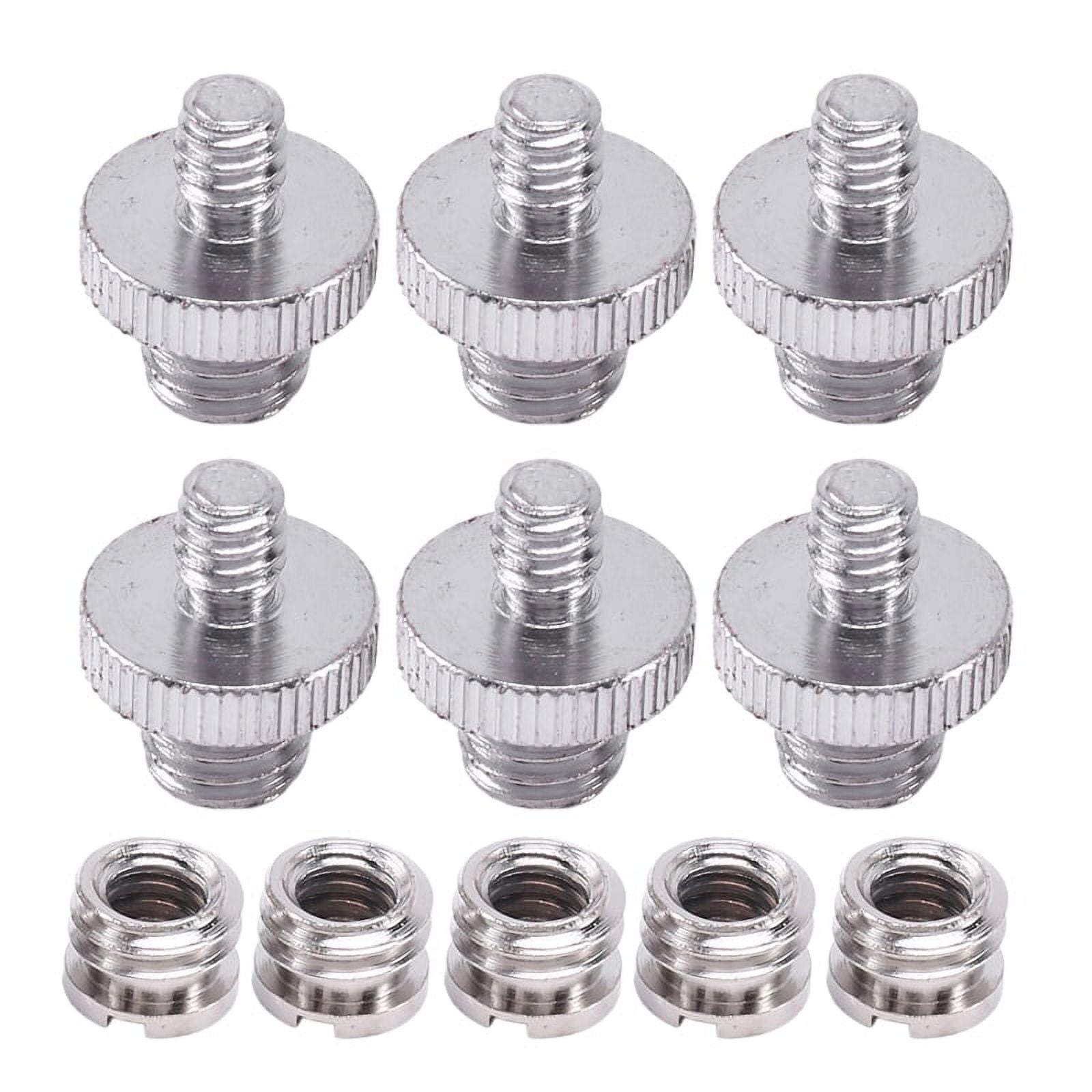 1/4 inch 3/8 Converter Threaded Screw Adapter Mount Set Camera/Tripod ...
