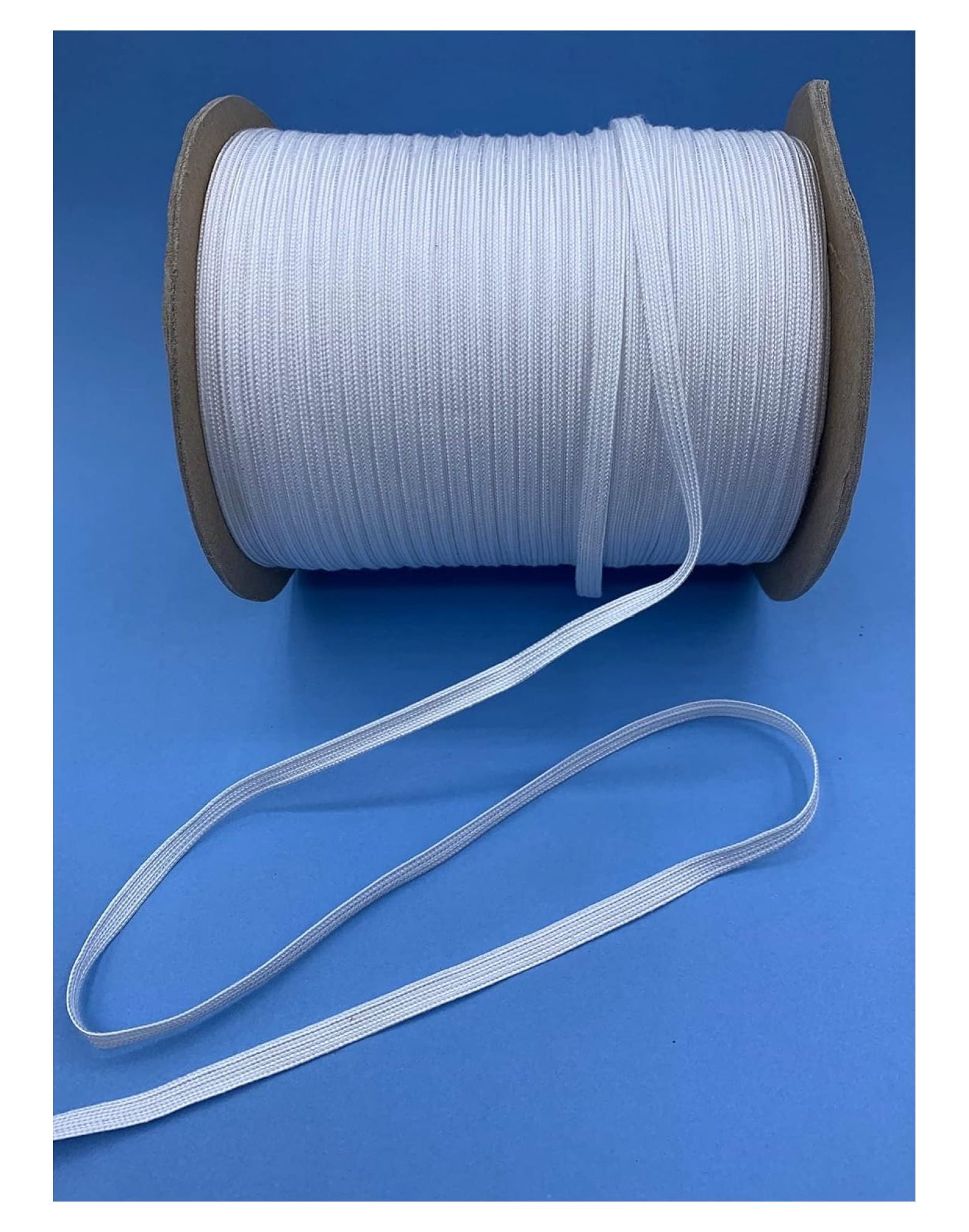 1/4 inch White Middy Braid, 24 Yards, 100% Rayon, Made in USA, Great ...