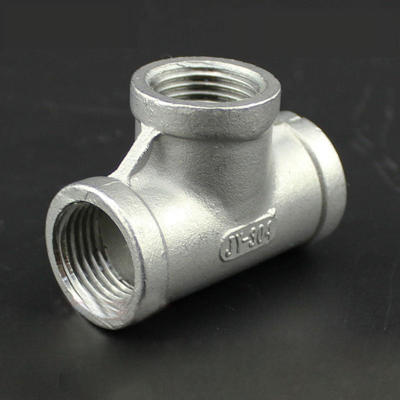 1/4 inch to 2 inch NPT Female Thread 3 way valve Equal tee 304 ...