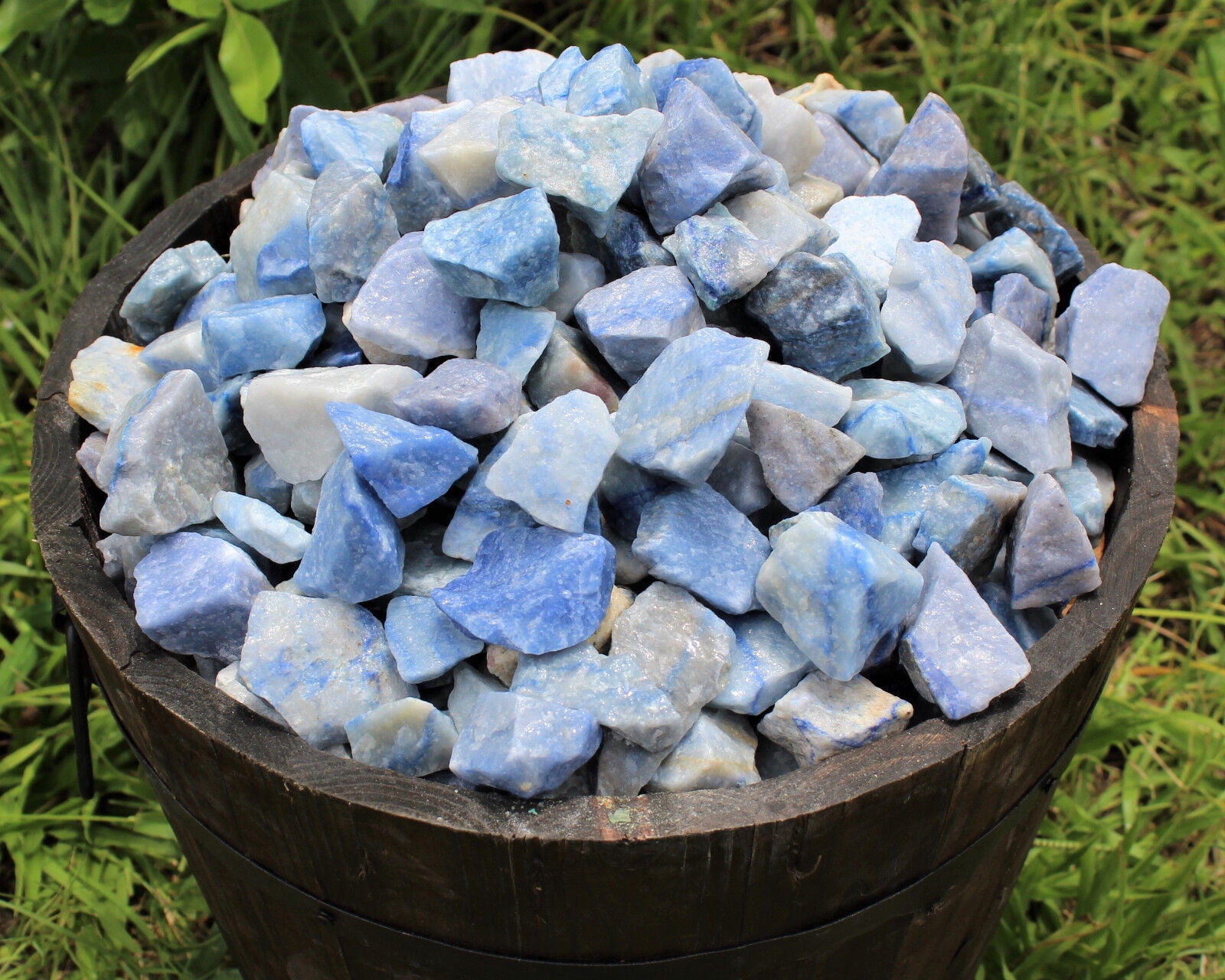 1/4 lb Bulk Lot Natural Blue Quartz Rough Crystal Gemstone Raw Tumbler ...