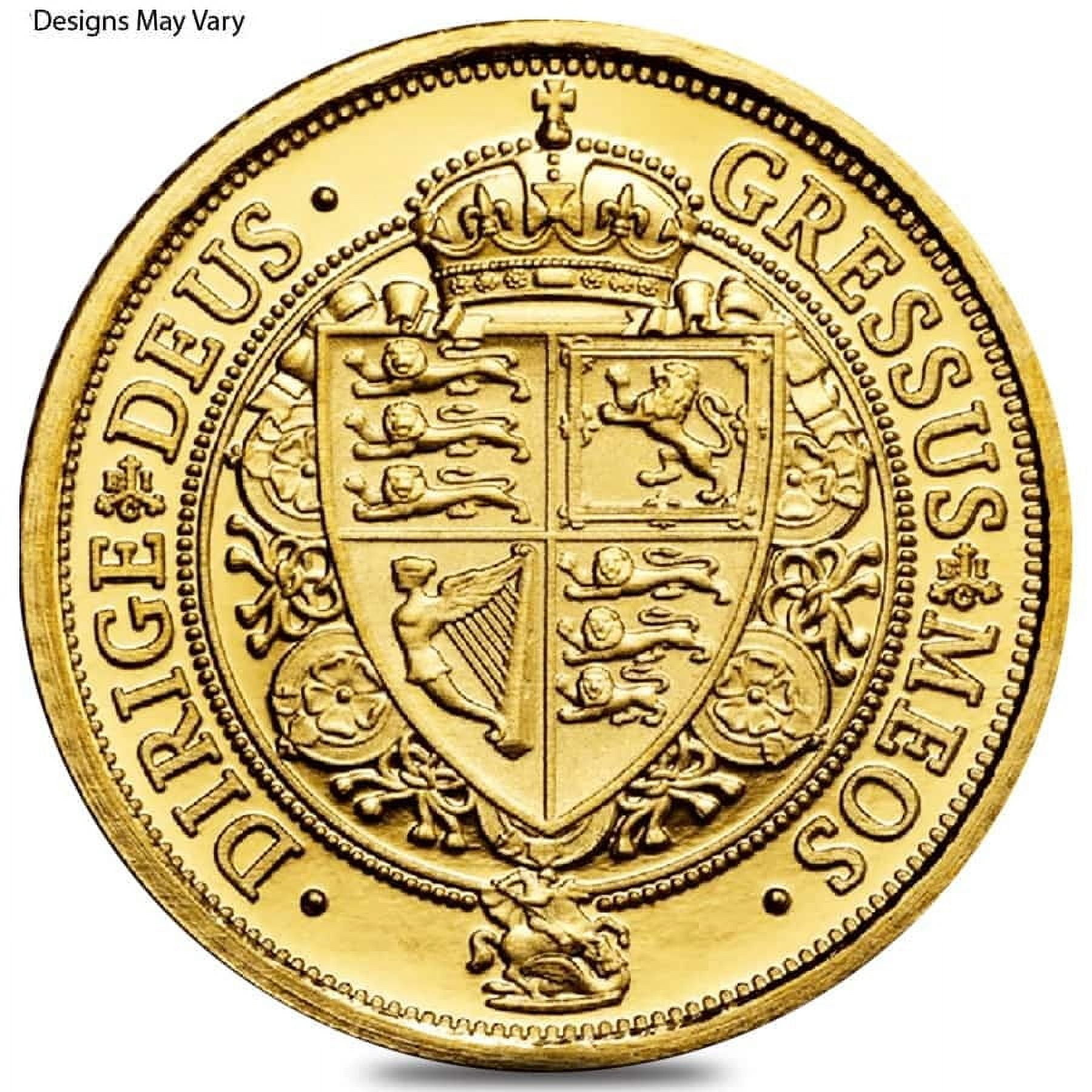 1/4 oz St. Helena Gold Sovereign Coin BU (Random Year) - Walmart.com