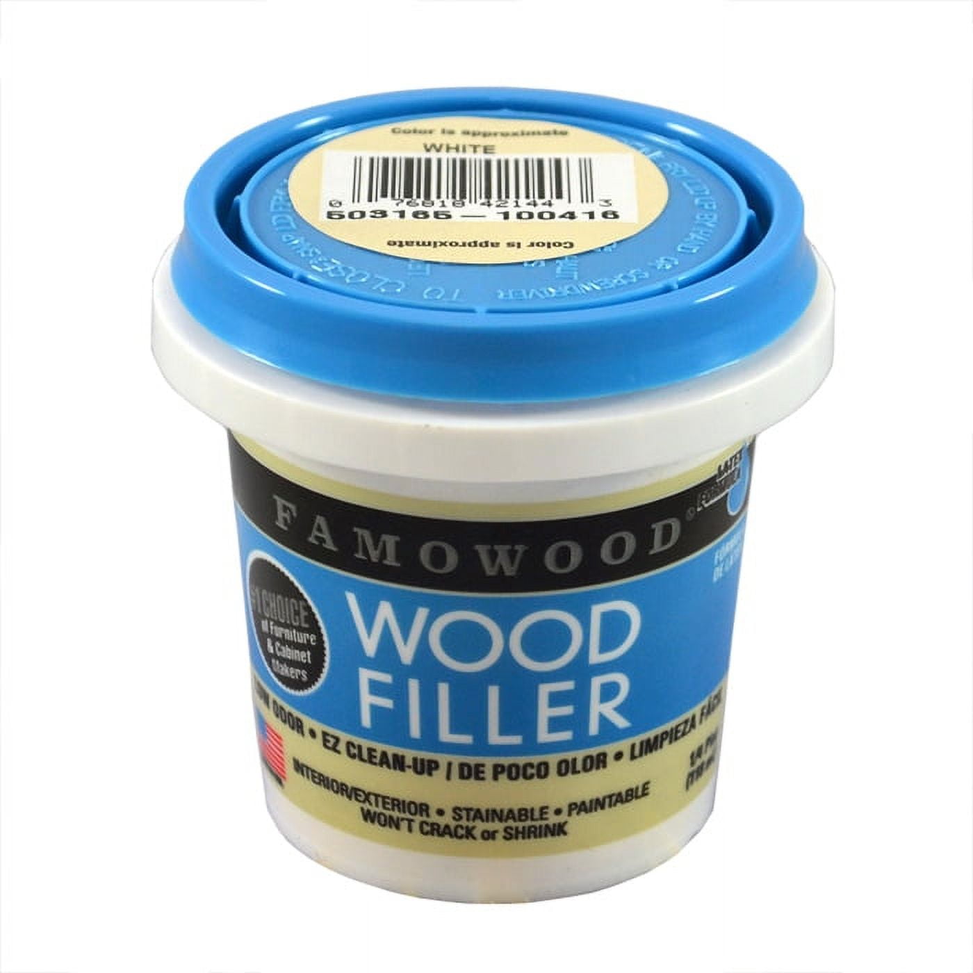 1/4 pt Eclectic Products 40042148 White Pine Famowood Water-Based Latex ...