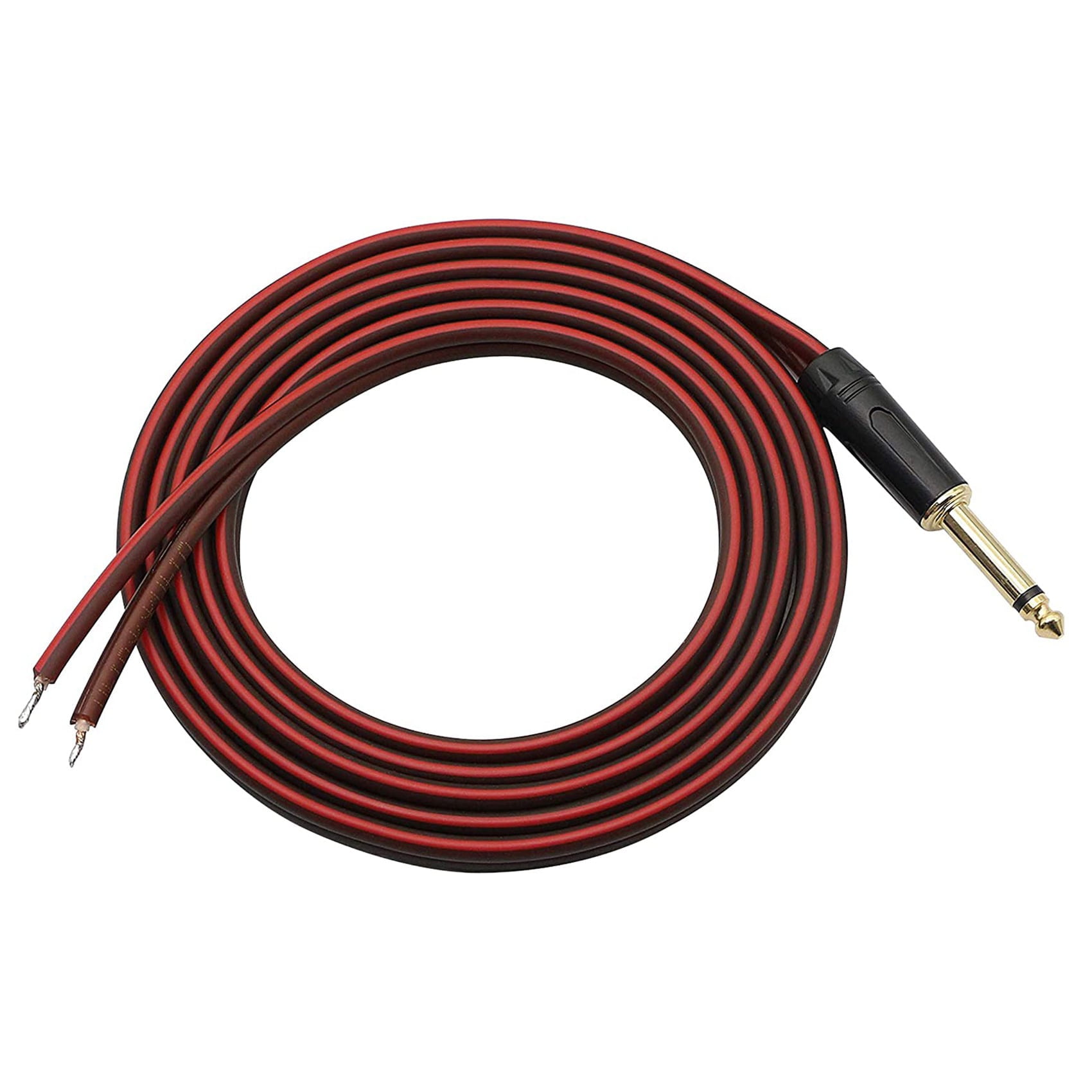 NOBRAND 1/4 Mono Speaker Audio Cable, Gold-Plated HiFi Wire, 6.35mm ...