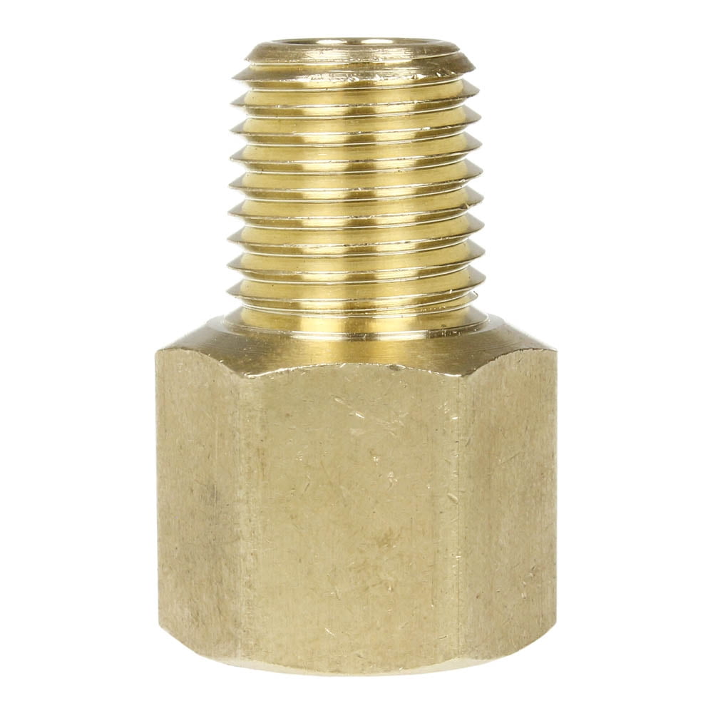 1/4" x 1/4" Female NPTF x Male NPTF Solid Brass Extension Adapter Pipe ...