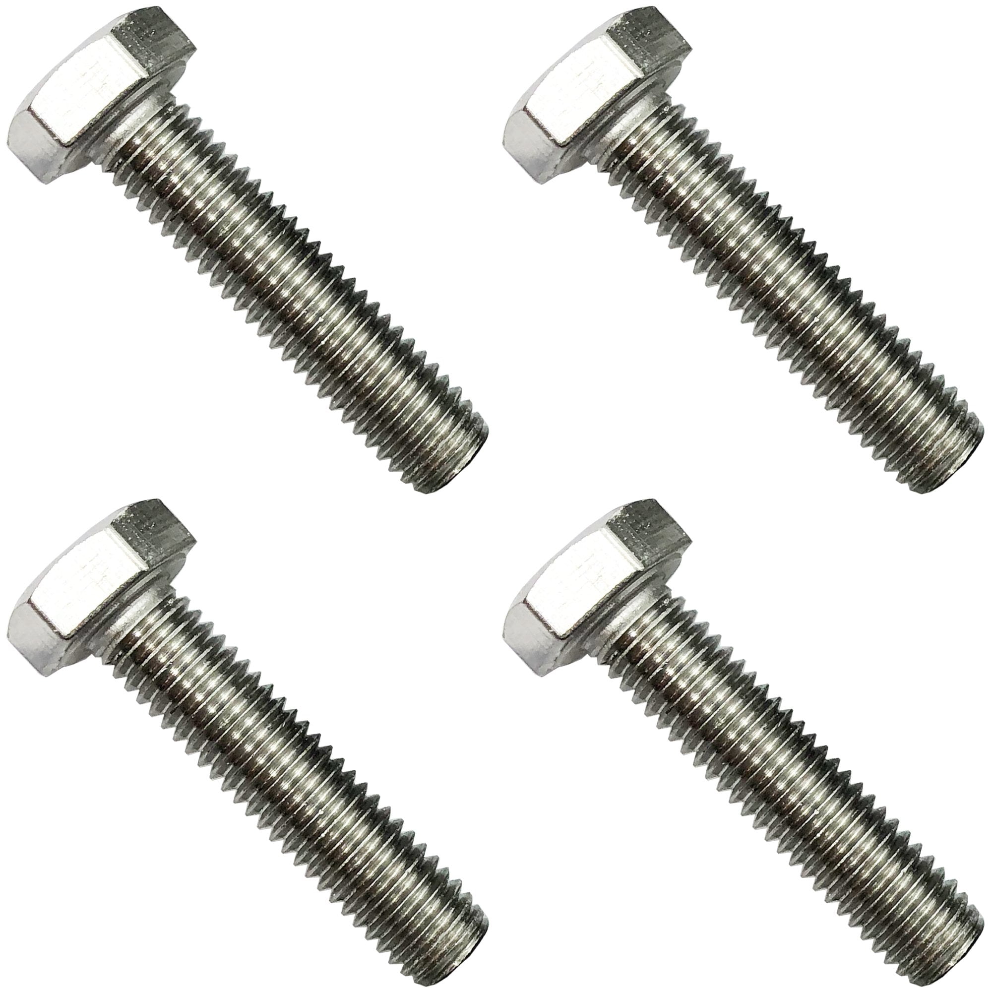 1/4" x 2.5" - 20. 304-STAINLESS STEEL - HEX HEAD BOLT - 304 GRADE ...