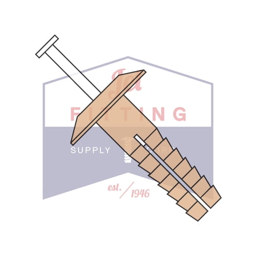 1/4" x 3/4" Plastic Drive-Pin Anchor Rivets | All Nylon 2 Piece | Truss ...