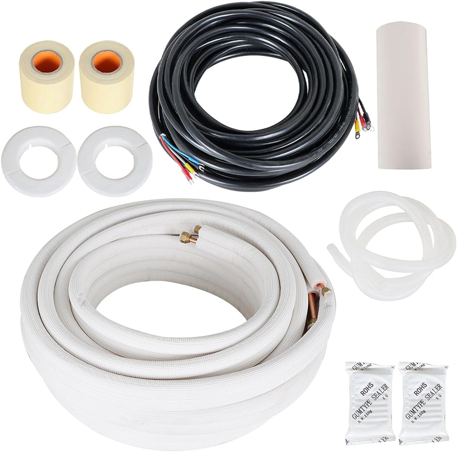 1/4 x 3/8 Inch Air Conditioning Cooling Connection Tube 50 Feet with ...