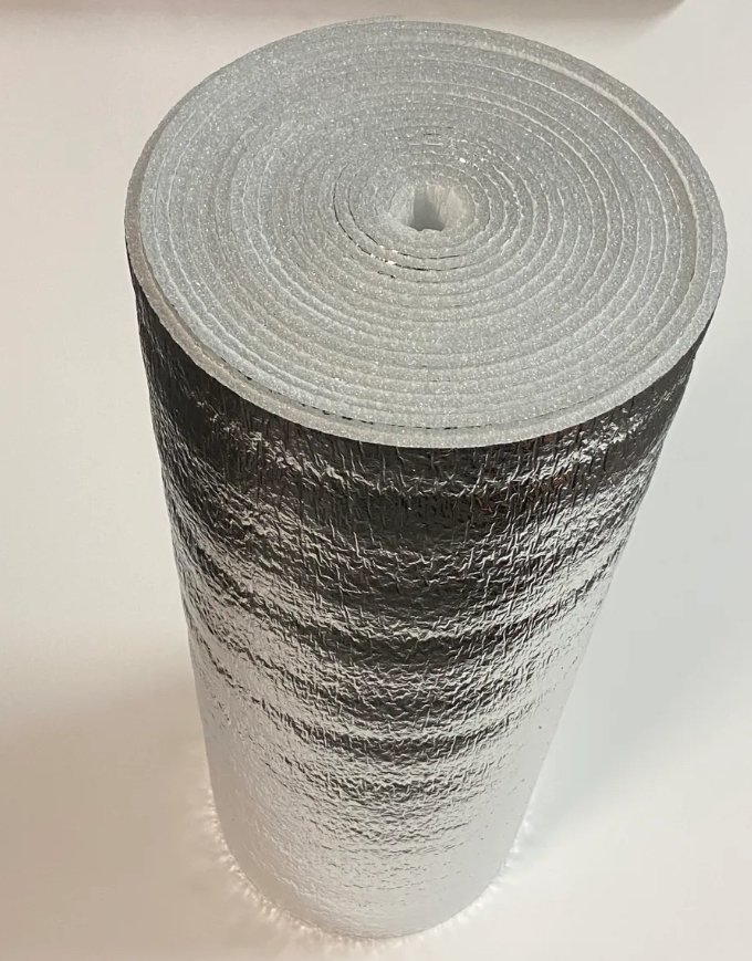 1/4″ x 48″x 50′ Reflective Foam Insulation - 2-Sides Foil - Foam Core ...