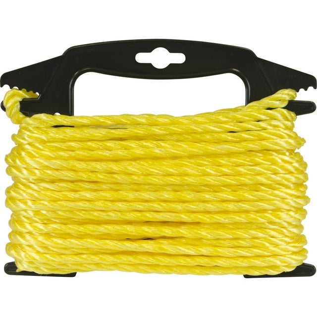 1/4" x 50' Poly Twisted Rope - Walmart.com