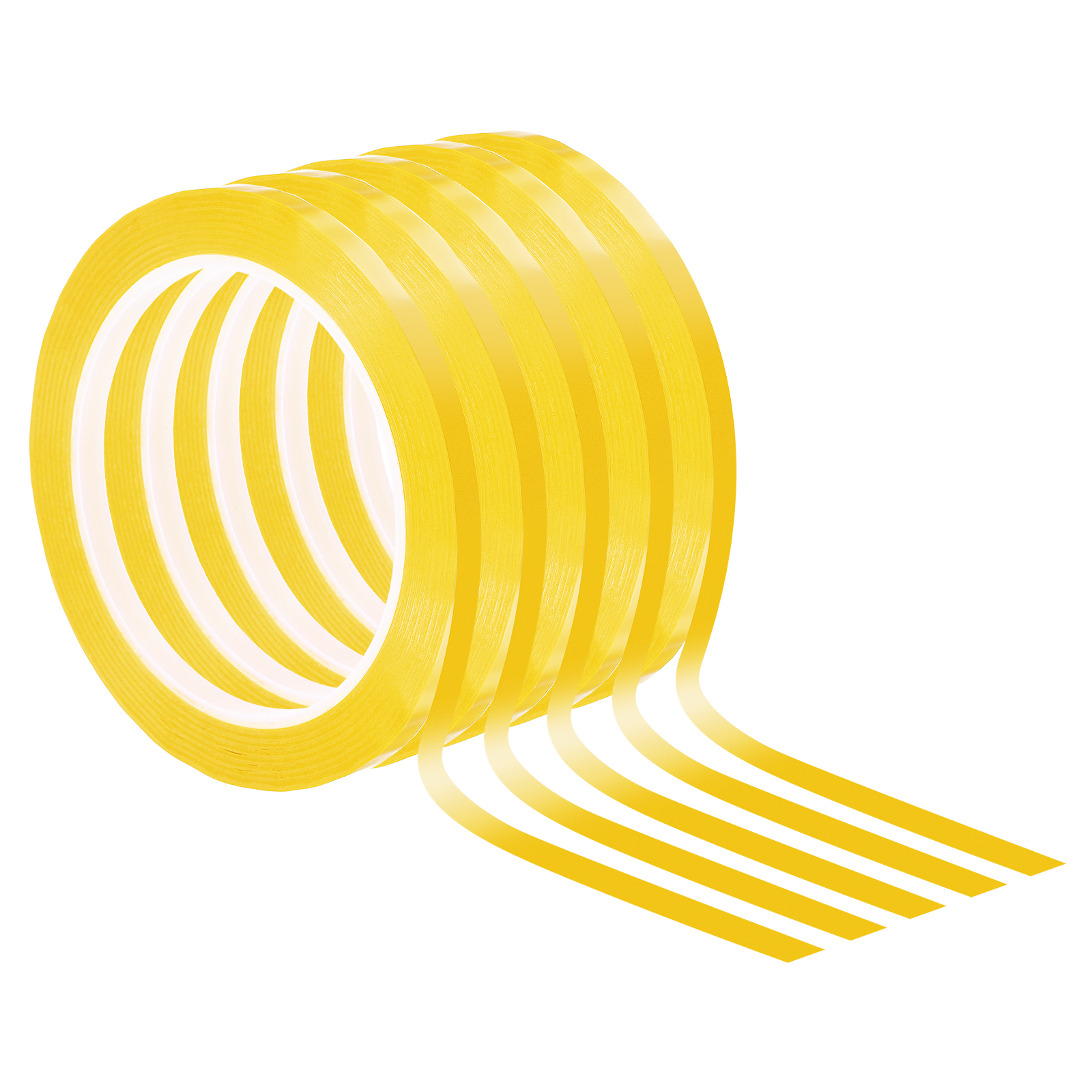 1/4" x 72 Yards Whiteboard Tape, 5 Pack Thin Dry Erase Tape, Dark ...