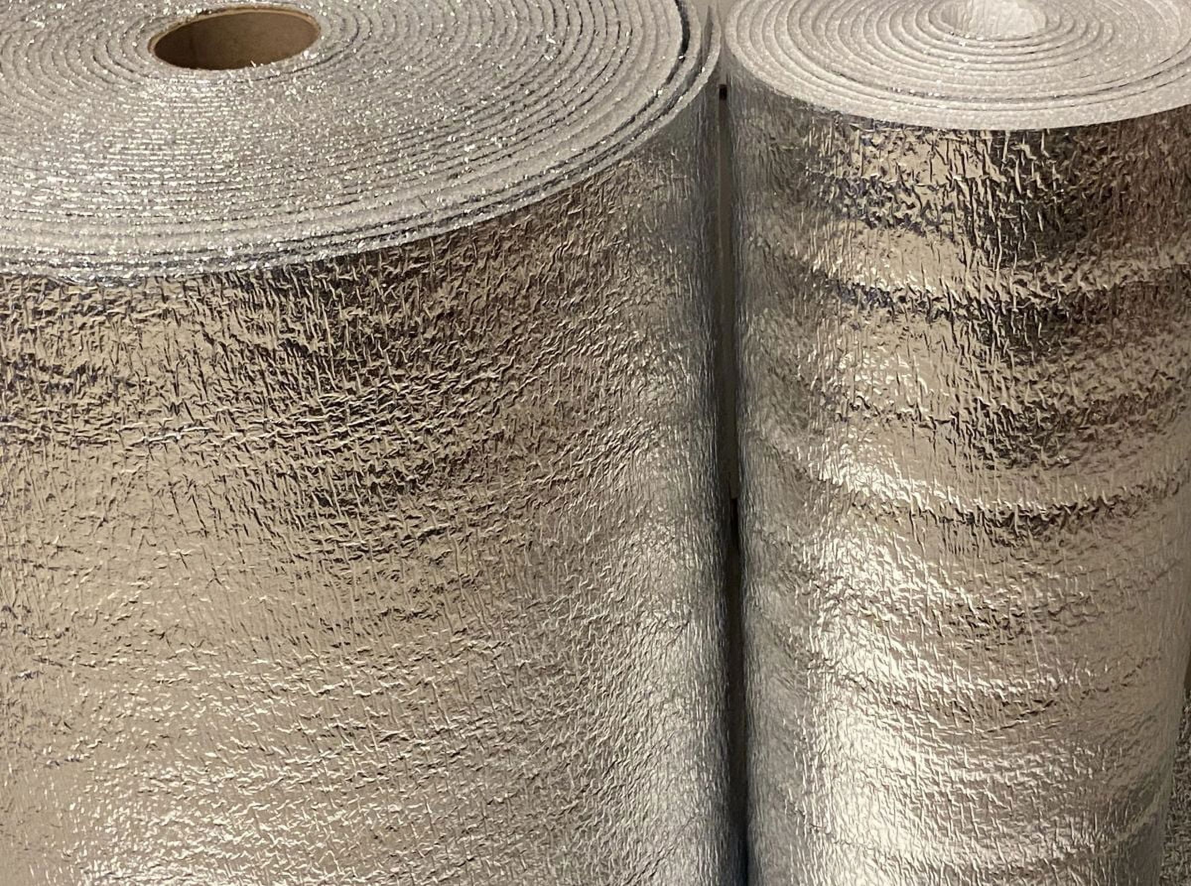 1/4″x48″x225′ Reflective Foam Insulation - 2-Sides Foil - Foam Core ...