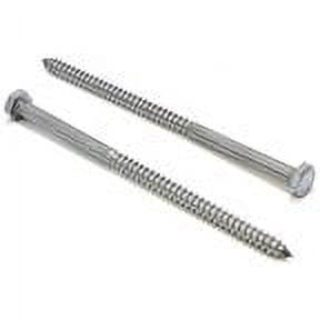 Bolt Dropper, Stainless Hex Lag Bolt, 1/4"x6", 10 Pack - Walmart.com