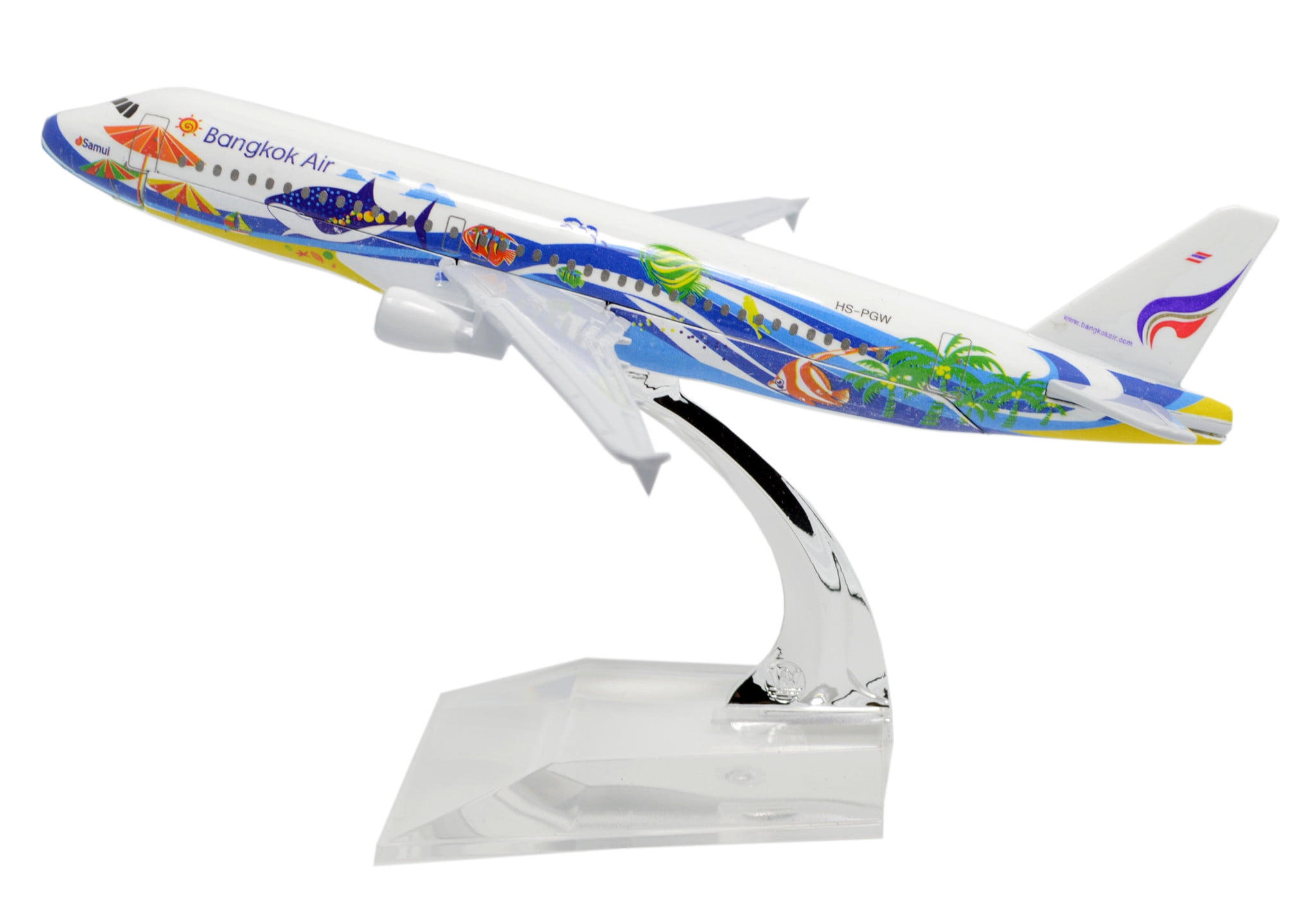 1:400 16cm Air Bus A320 Bangkok Air Metal Airplane Model Plane Toy ...