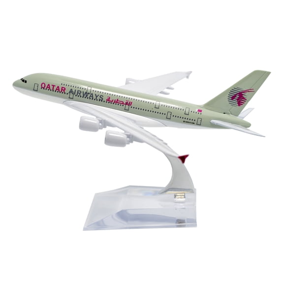 1:400 16cm Air Bus A380 Qatar Airways Plane Metal Airplane Model Plane ...