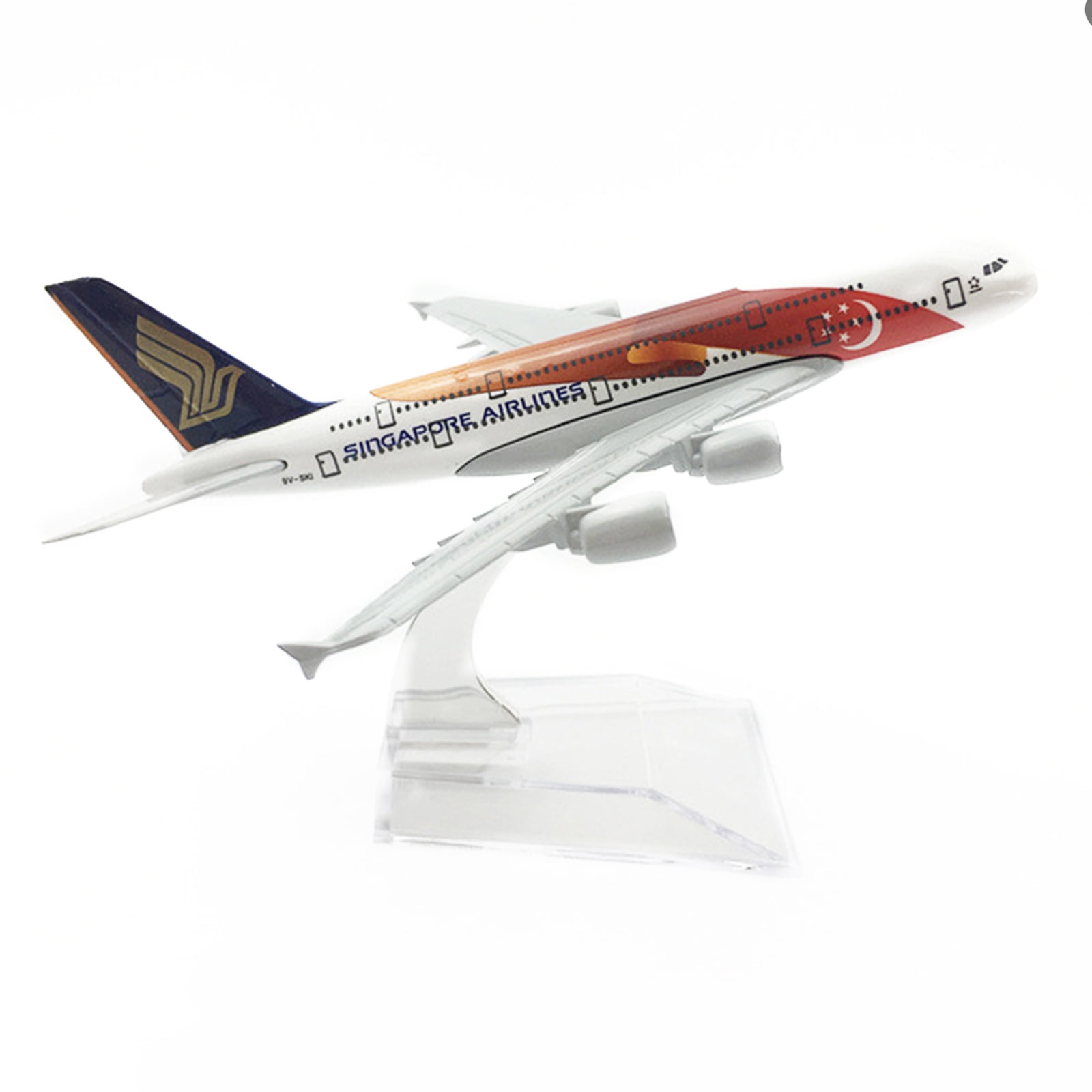 1:400 Alloy A380 Singapore Airlines SG50 Livery Aircraft Model ...