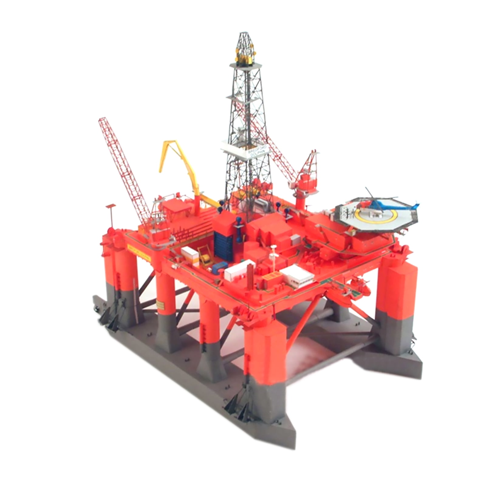 1:400 Norwegian Bredford Dolphin Semi-Submersible Oil Drilling Platform ...