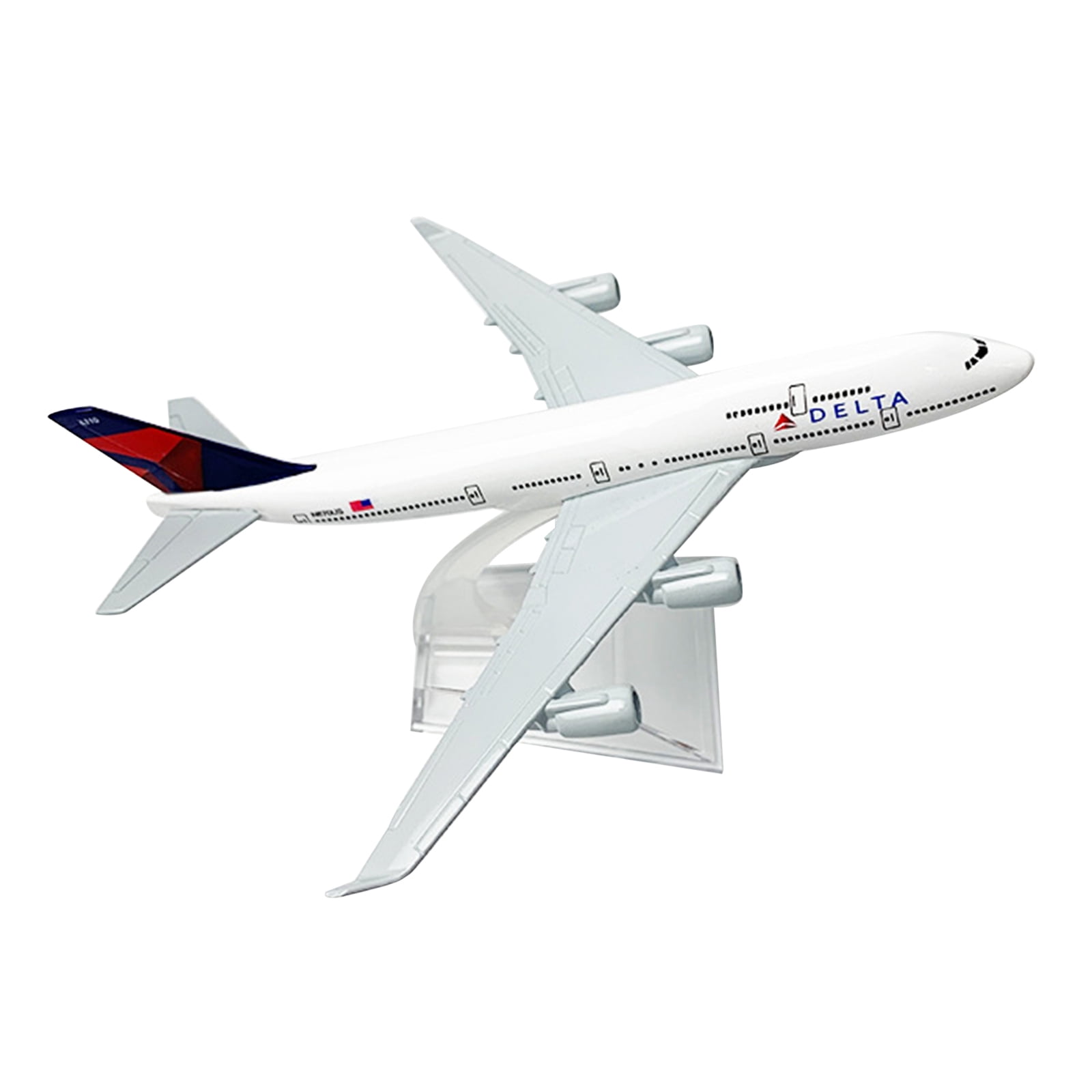 Retro Simulation Toy 1:400 Scale Delta B747 Plane Model Elegant ...