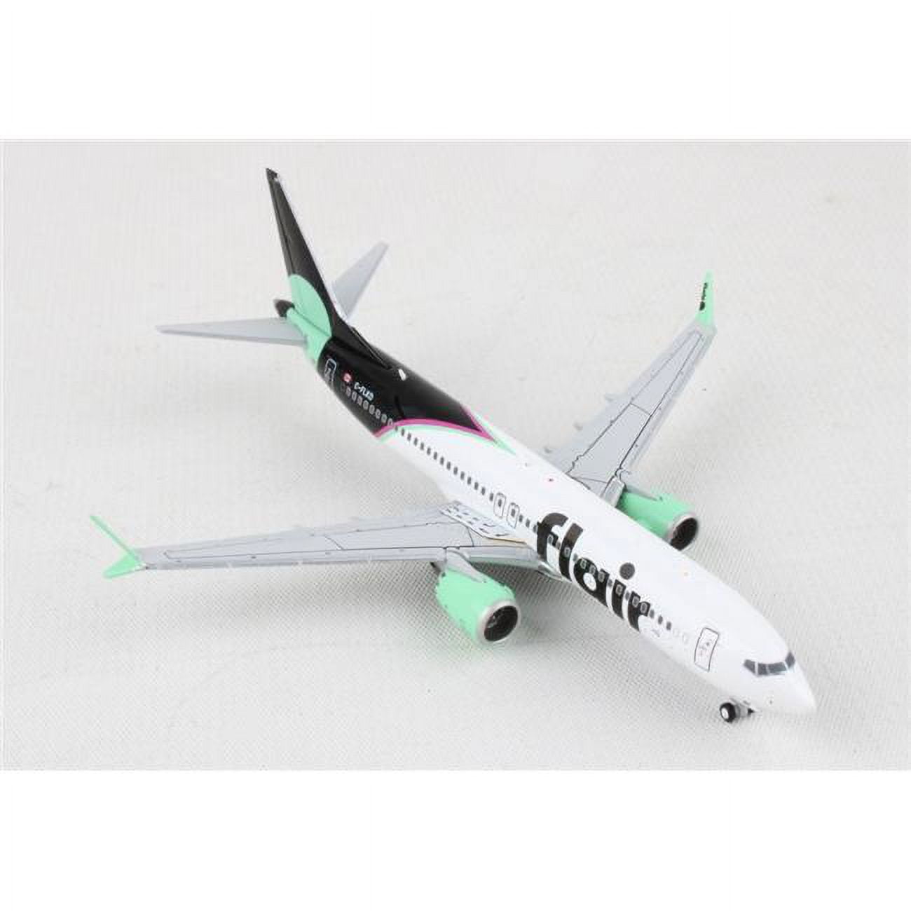 1-400 Scale Boeing 737 MAX 8 Commercial Aircraft Flair Airlines White ...