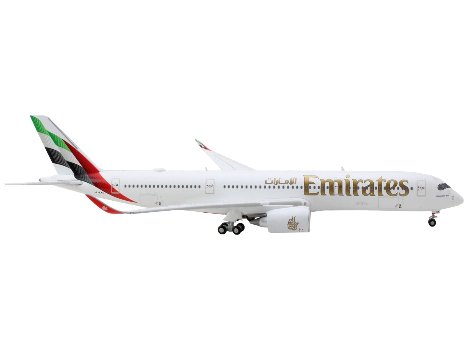 1/400 Scale Diecast Model of Emirates Airlines Airbus A350-900 ...