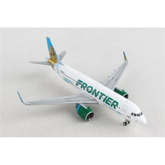 1-400 Scale Poppy The Prarie Dog N303FR Frontier A320Neo Model Aircraft ...