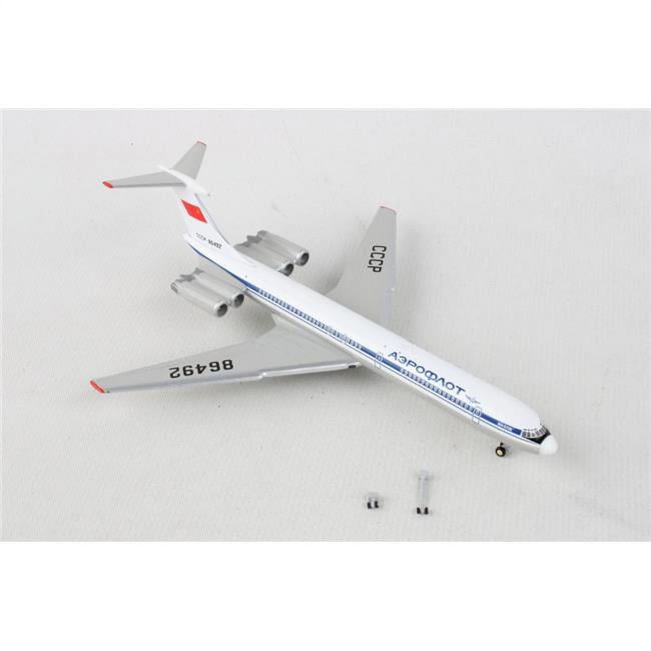 1-400 Scale Reg No.CCCP-86492 Aeroflot Model Plane for IL62M - Walmart.com