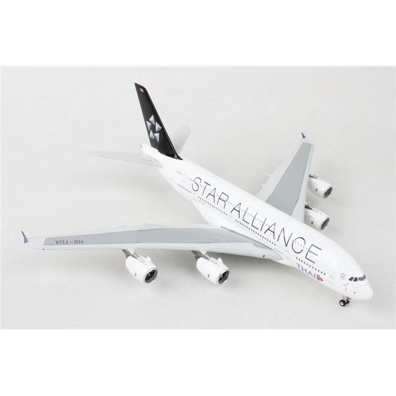 1-400 Scale Thai A380 Reg No.HS-TUG Model Airplane - Walmart.com