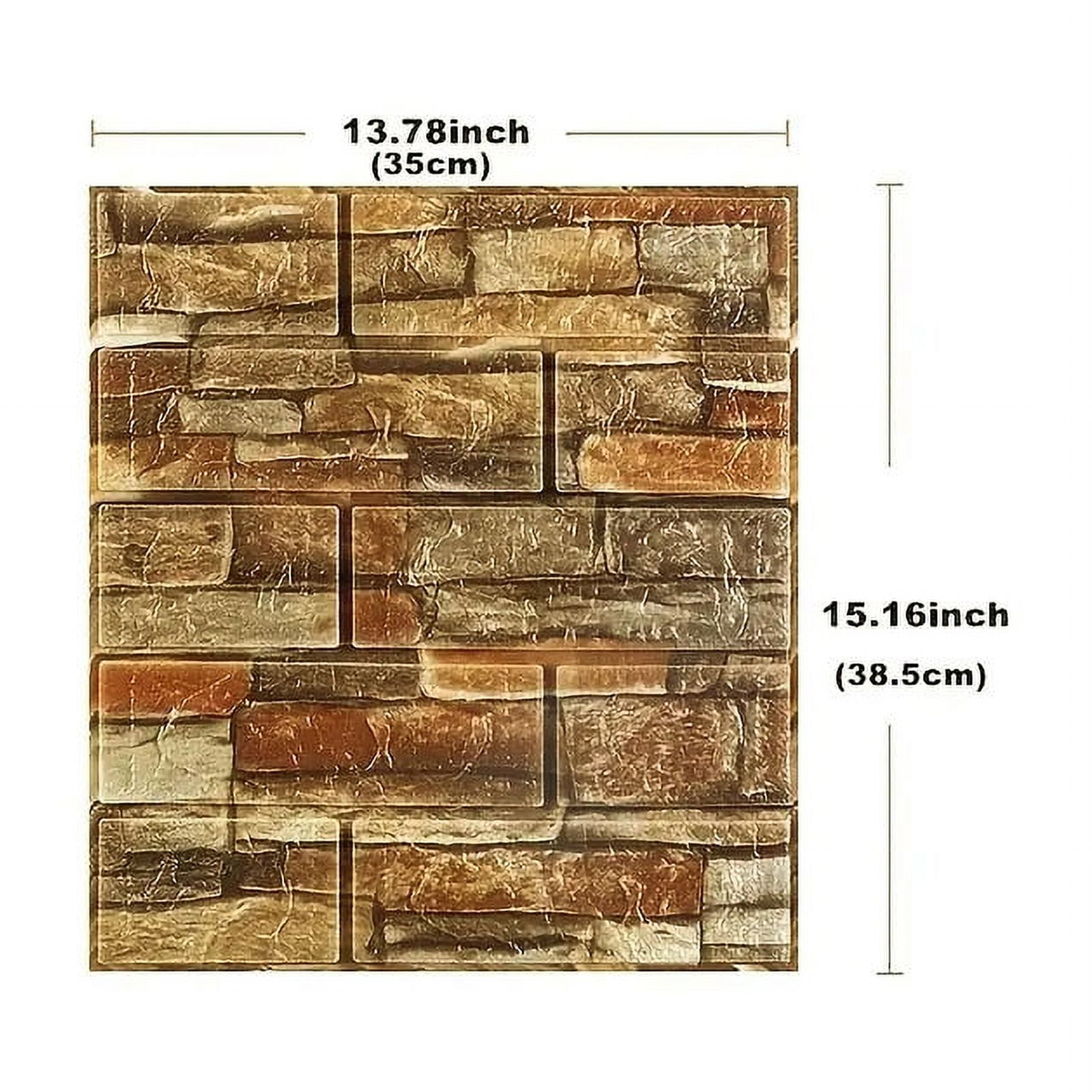 1-40pcs 35x38.5cm/ 13.78in X 15.16in 3d Wall Panels DIY Waterproof Wall ...