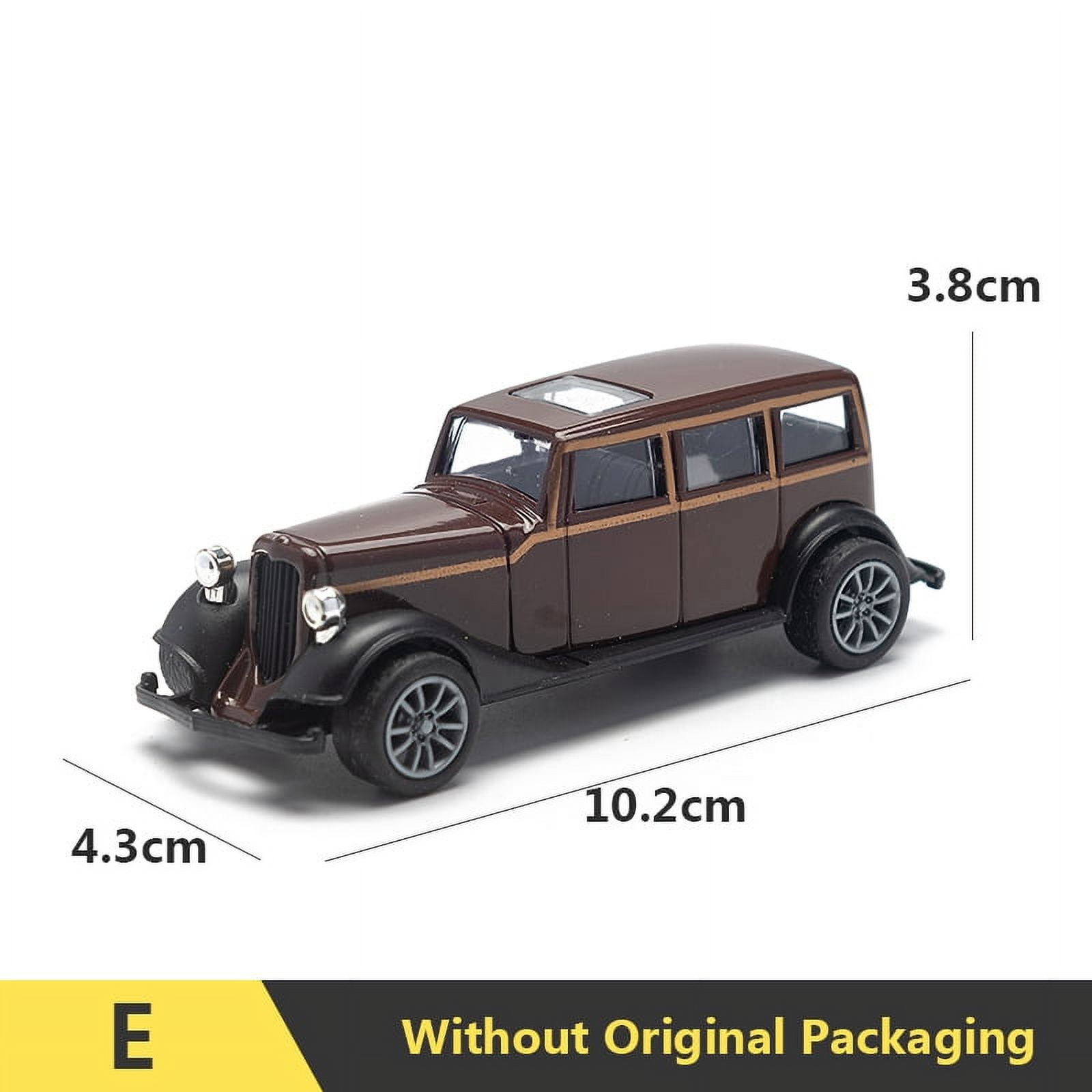 1:43 Alloy Vintage Diecast Car Model Classic Pull Back Car Model ...