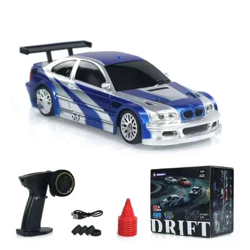 1/43 Mini Drift Race RC Car Four-wheel Drive RTR 4WD Radio 2.4G Racing ...