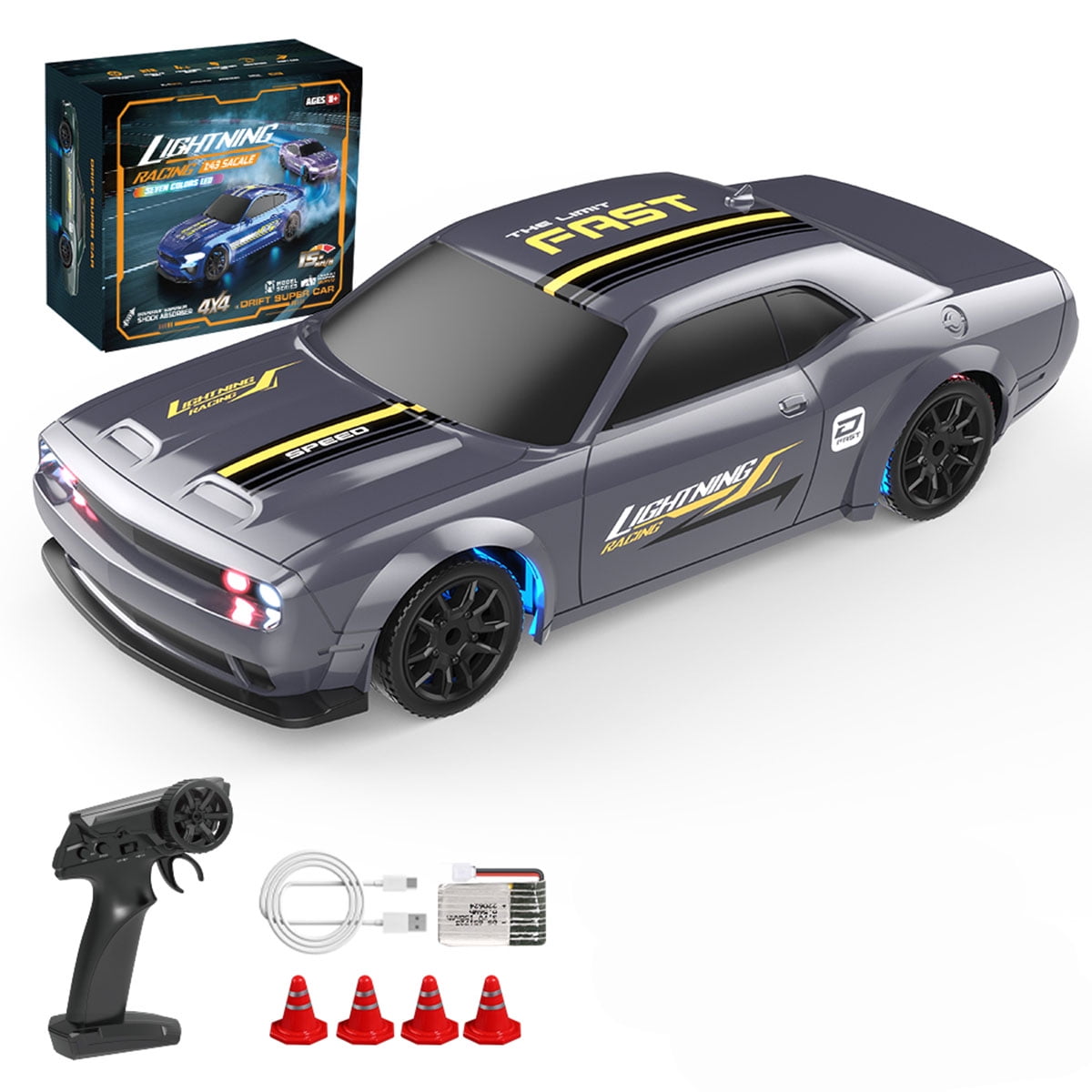 1/43 Mini RC Drift Car for Adults, RTR RWD Electric Racing Model ...