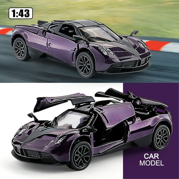 1:43 Scale 4 Inch Die Cast Model Race Car Toy with Pullback Action ...