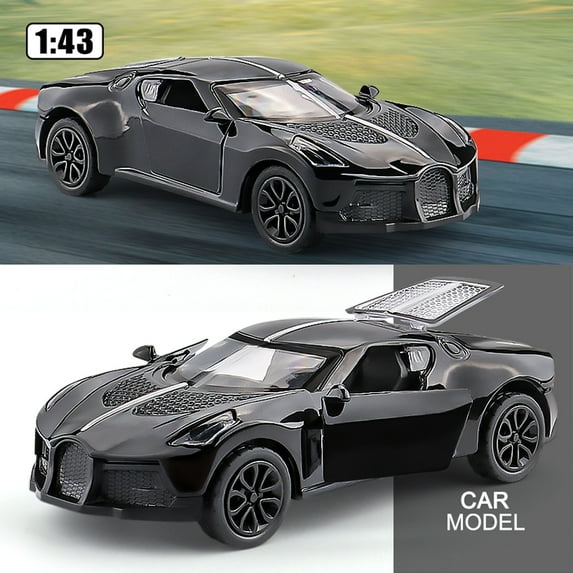 1:43 Scale 4 Inch Die Cast Model Race Car Toy with Pullback Action ...