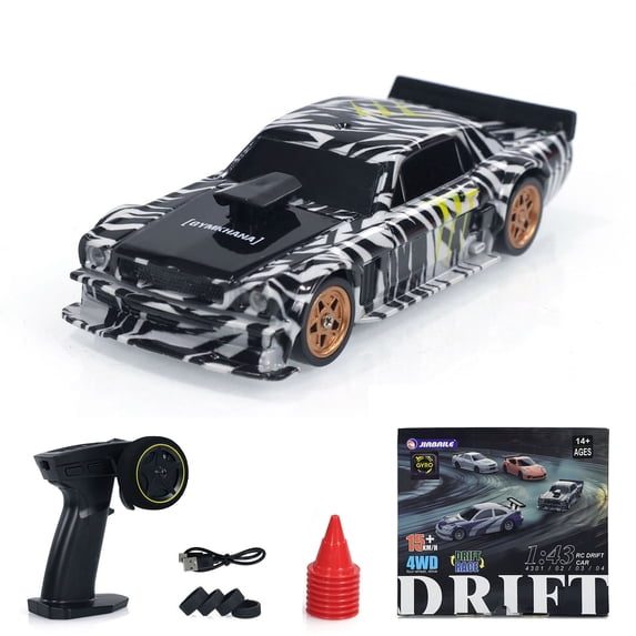 1/43 Scale RC Drift Race Car Gyro 4WD Ready to Go Mini Car Toy High ...