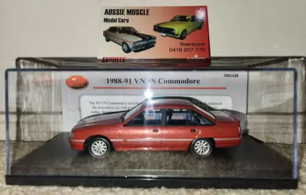 1:43 Trax Holden VN SS Commodore 5.0 Litre V8 in Phoenix Red Parts ...