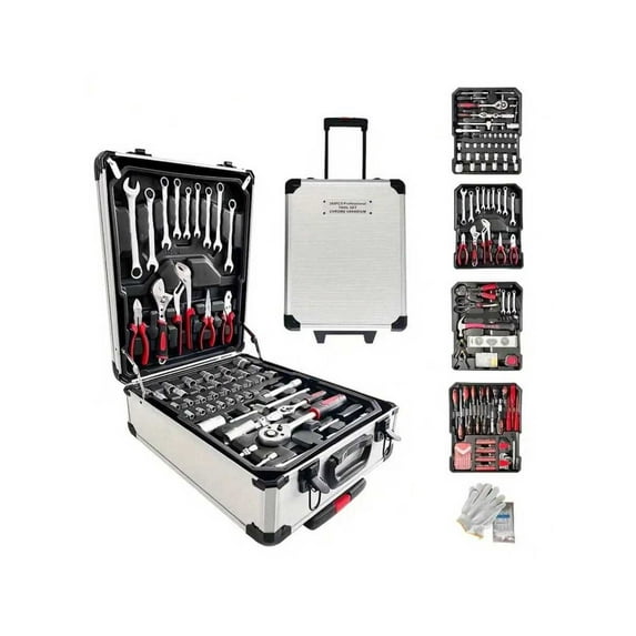 1 46-Piece Professional Auto Repair Tool Kit: Portable, Durable, And ...
