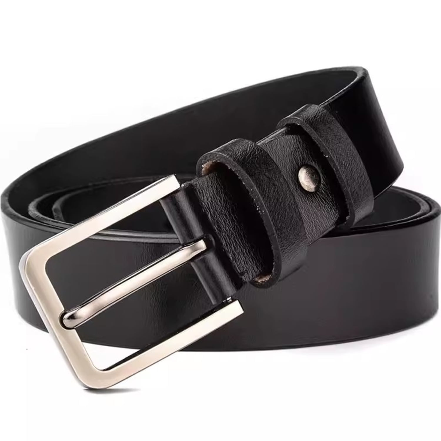 1.47in Wide Extra Long Mens Oblong Perforated Belts Mens Leather Belt ...