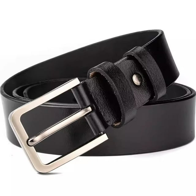 1.47in Wide Extra Long Mens Oblong Perforated Belts Mens Leather Belt ...