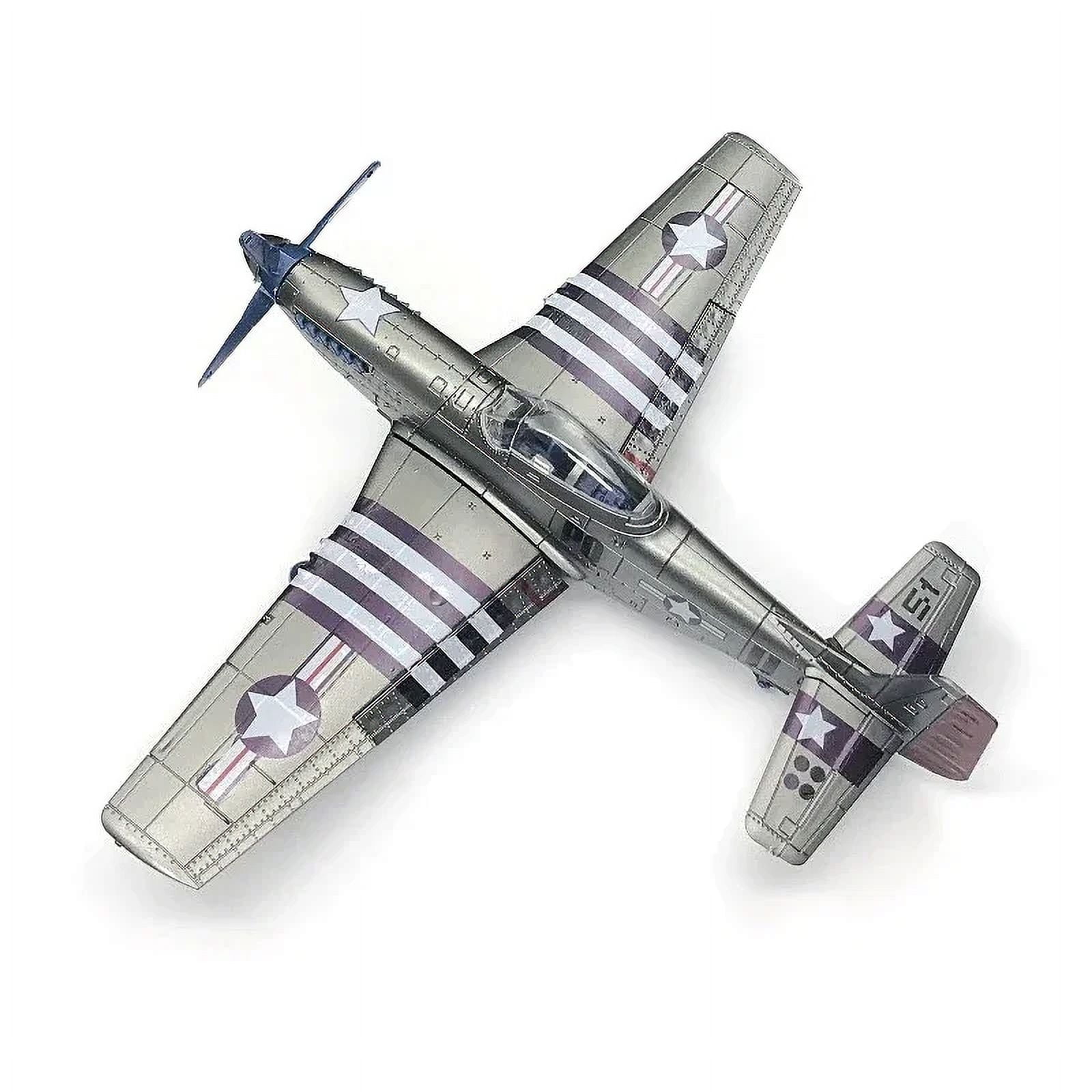 1/48 P-51D Fighter 4D Assemble Model American WWII P51 Airplane Glue-6 ...