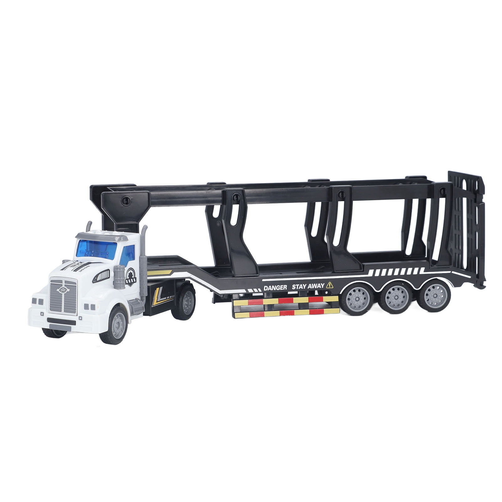 1:48 Pull Back Container Truck Toy Semi Trailer Heavy Truck ABS ...