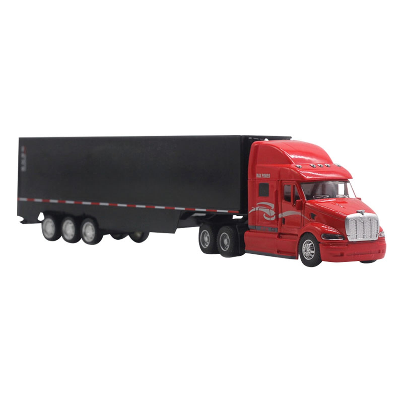 1:48 Scale Alloy Container Truck with Sound & Light Effects - 32cm ...