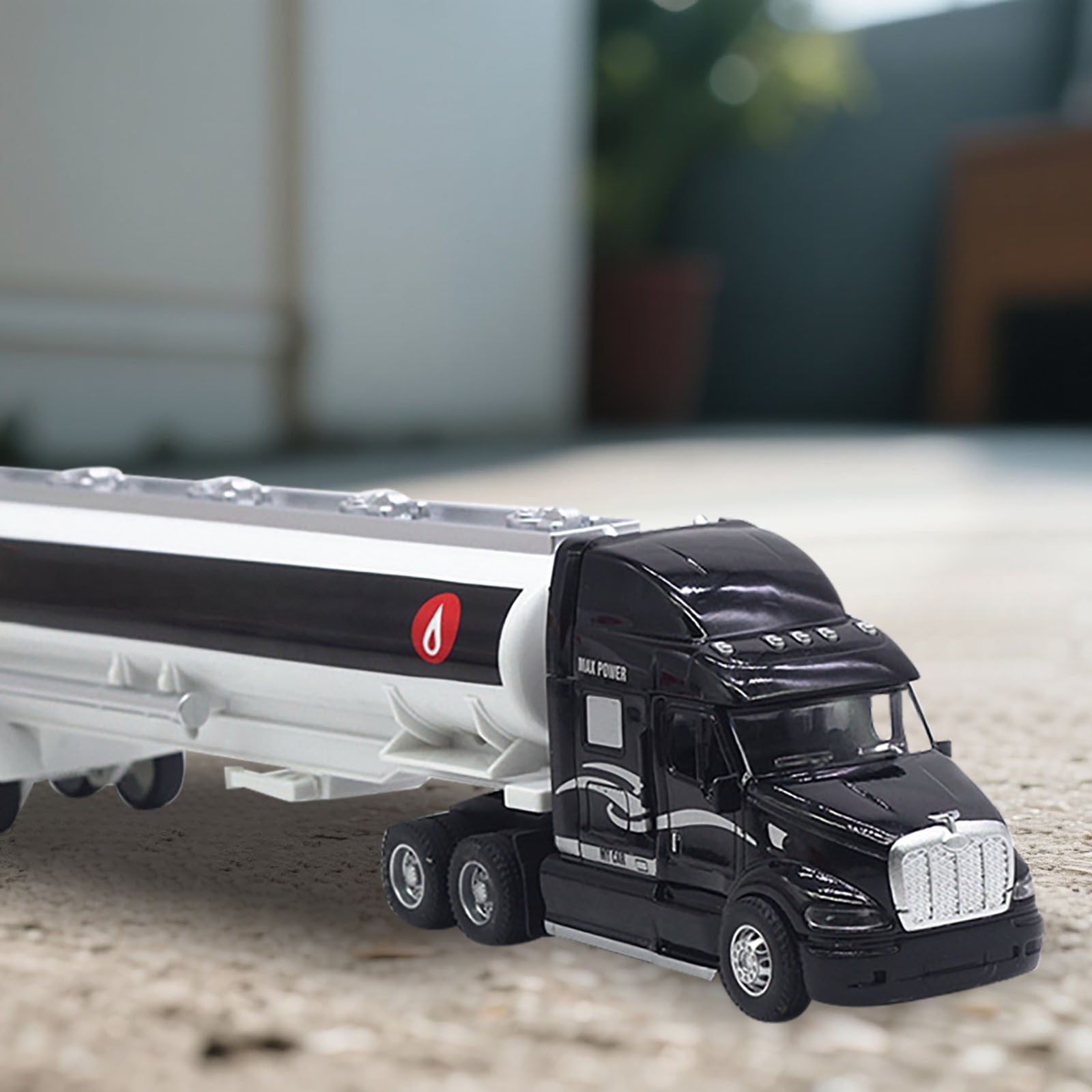 1:48 Scale Alloy Semi Truck with Sound & Light - Die-Cast Heavy Hauler ...