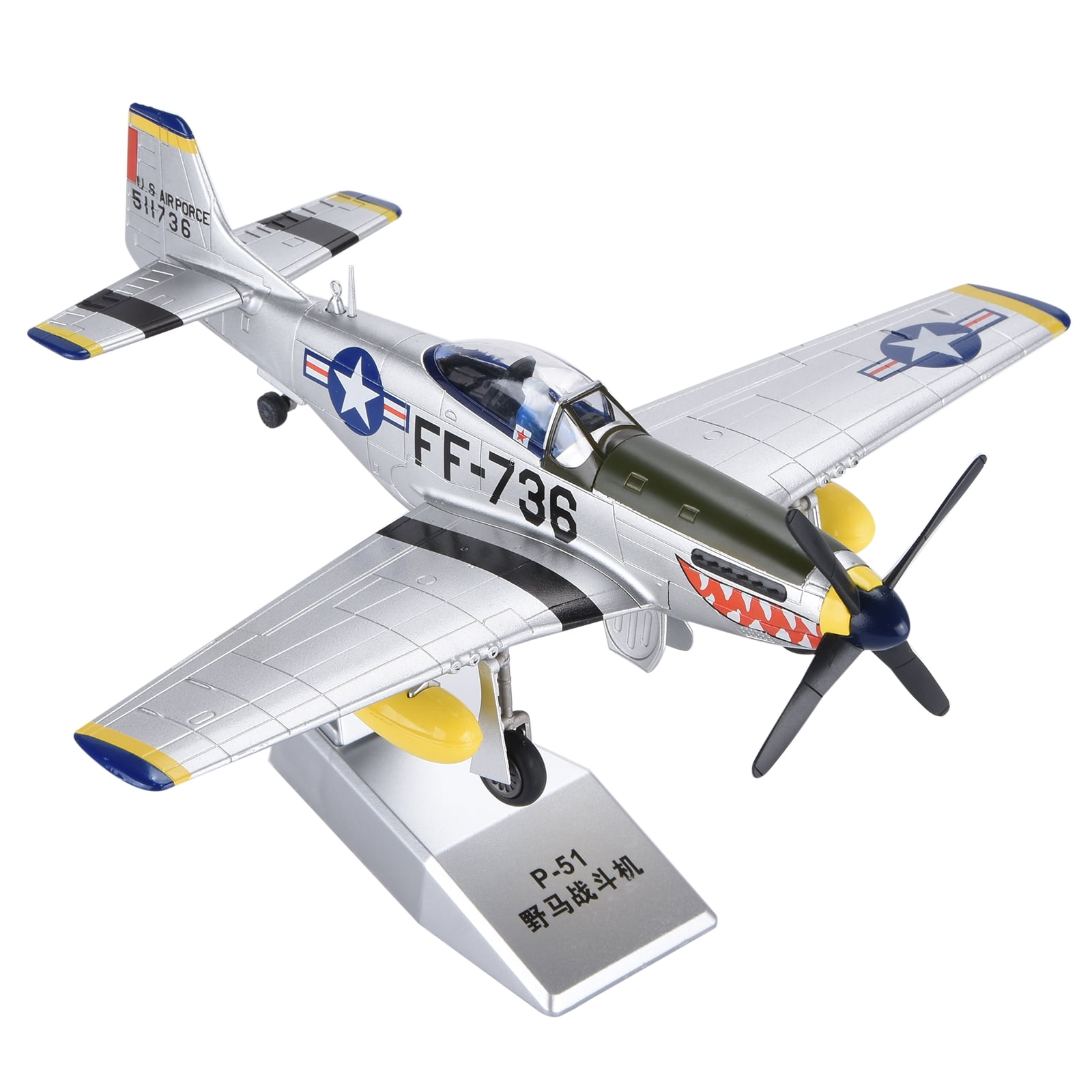 1:48 Scale P51D P-51D Fighter Alloy Aircraft Model Plane Souvenir Static Display TAPDRA Spare ...