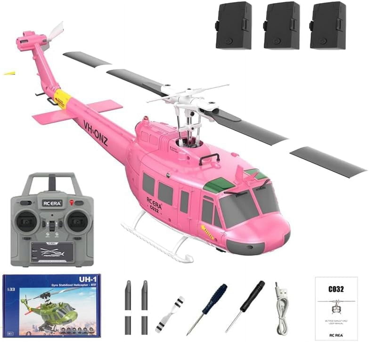 1/48 Scale RC Aircraft Model C032 UH-1 Huey RC Helicopter - 2.4G 6CH ...