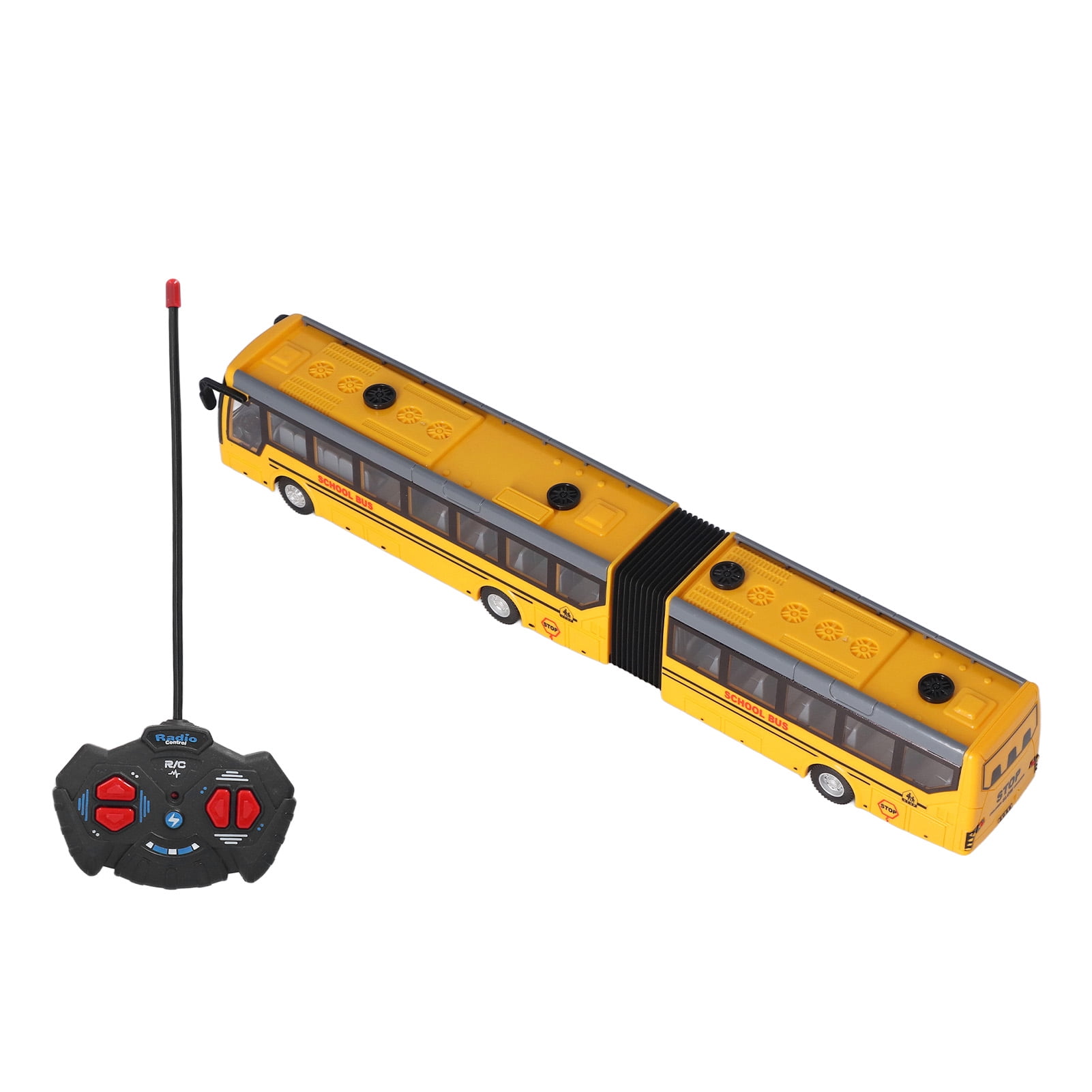 1:48 Scale RC School Bus Go Forward Backward Turn Left Right Remote ...